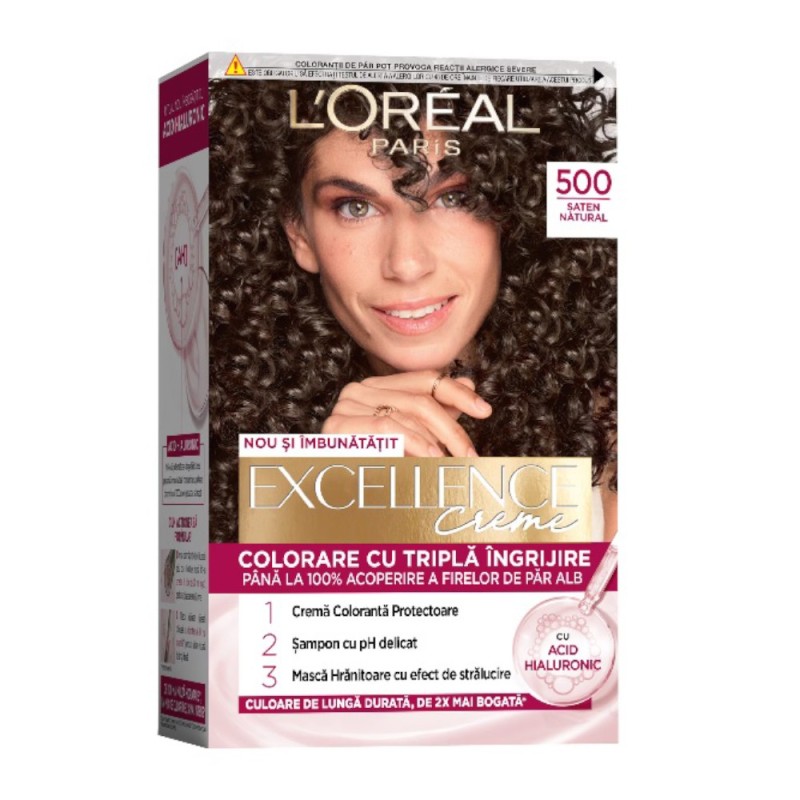 Set 2 x Vopsea de Par Permanenta cu Amoniac L'Oreal Paris Excellence ...