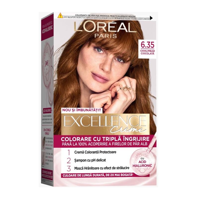 Set 2 x Vopsea de Par Permanenta cu Amoniac L'Oreal Paris Excellence ...