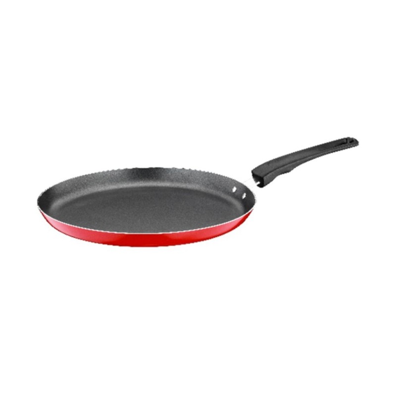 Tigaie din Aluminiu, cu Invelis Antiaderent, Rosie, 25 cm, Papilla ...