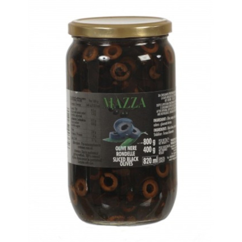 Masline Negre Rondele Mazza 800 g Oferta Pret - Trada.ro