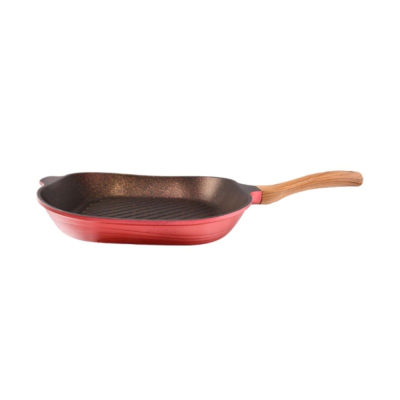 Set 2 x Grill Neoklein GR30, 30 cm, Aluminiu Turnat, Invelis Anti ...