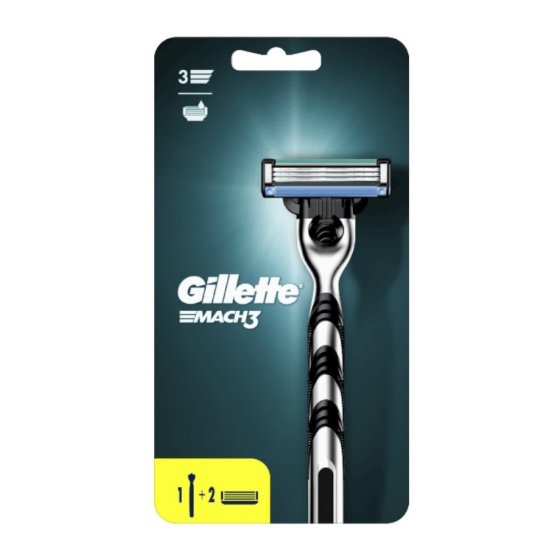 Aparat de Ras Gillette Mach3 cu 2 Rezerve Oferta Pret - Trada.ro