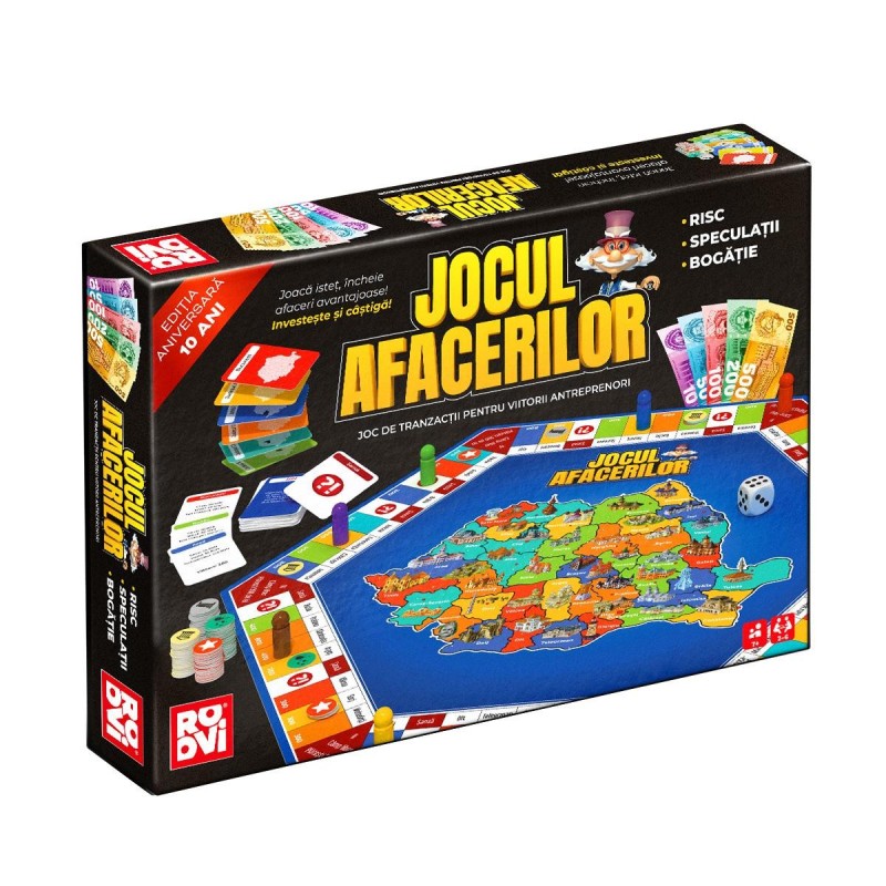 Joc Educativ, Jocul Afacerilor, Editia Aniversara, Roovi Oferta Pret ...