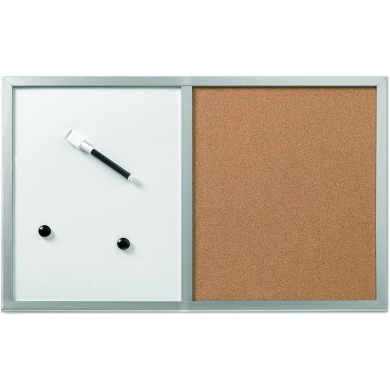 Tabla Magnetica + Panou Pluta + Magneti + Marker 40 x 60 cm, Herlitz ...