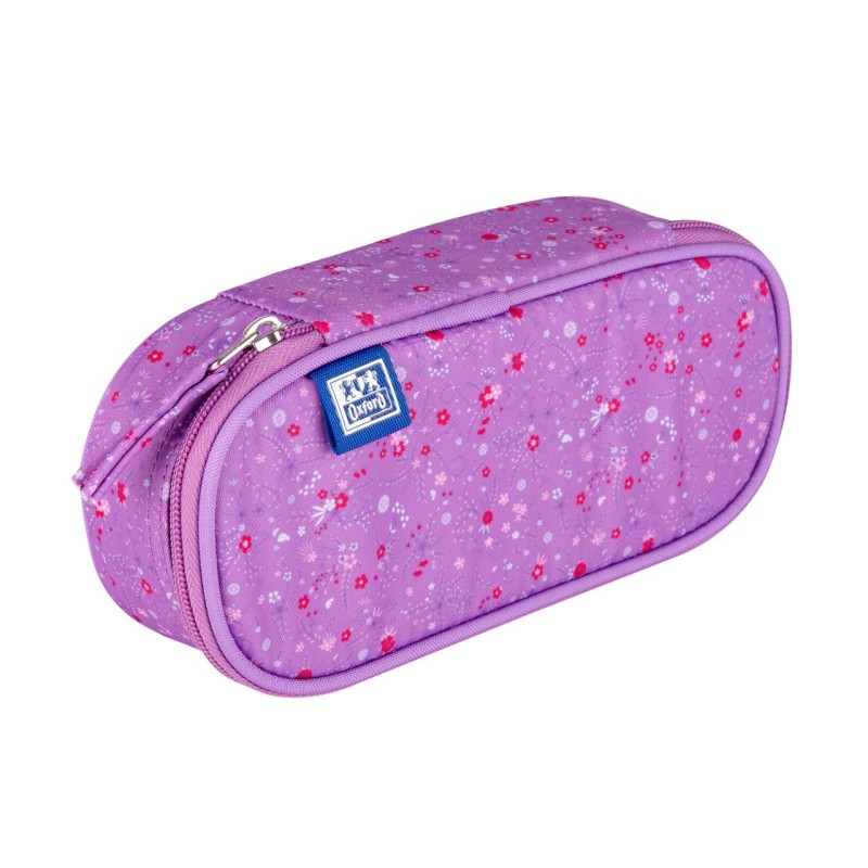 Penar Oxford Floral, Tip Etui Oval, 1 Clapa, Mov Inchis Oferta Pret ...
