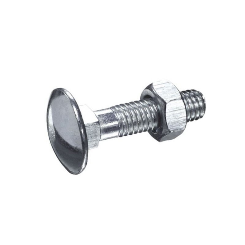 Set 50 x Surub M12 x 40 Torbant cu Piulita din 603 Otel Zincat Oferta ...