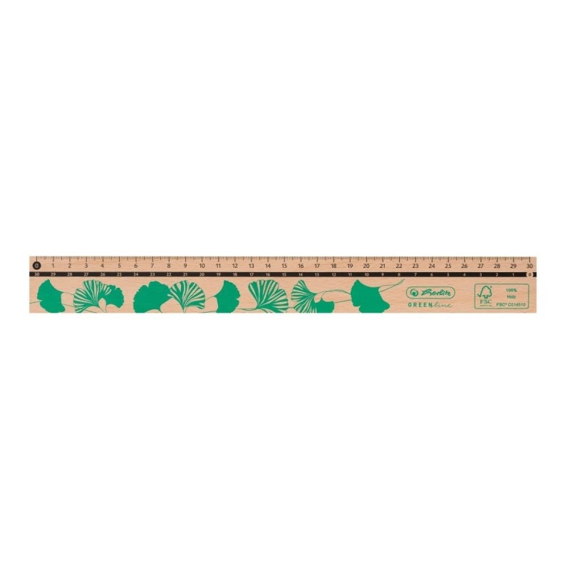 Rigla din Lemn Greenline, 30 cm, Herlitz Oferta Pret - Trada.ro