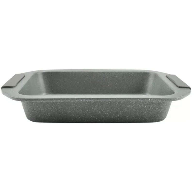 Tava cu Invelis Antiaderent, cu Manere din Silicon, 37.5 x 25 cm ...