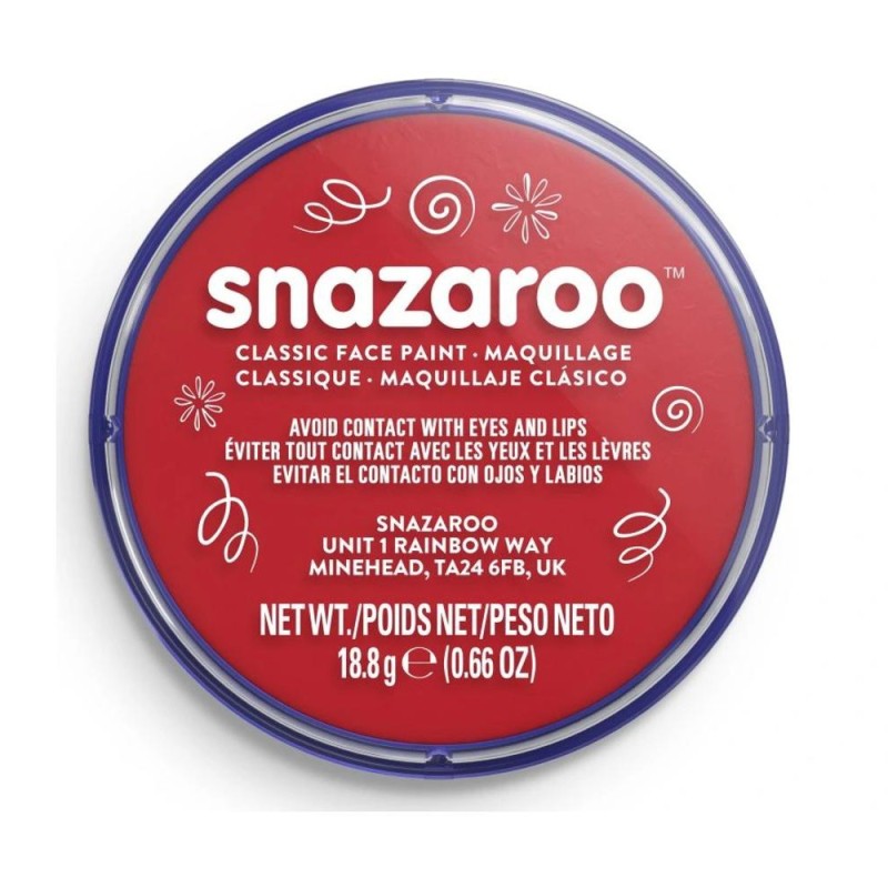 Pictura pe Fata, Snazaroo Bright Red, 18 ml Oferta Pret - Trada.ro