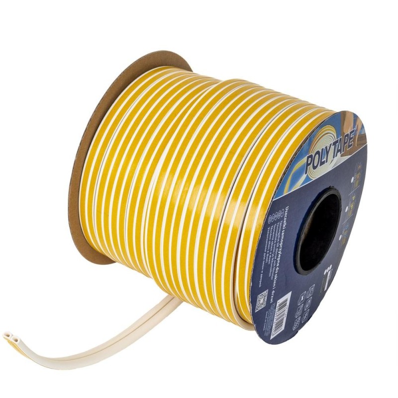 Banda pentru Etansare Usi si Ferestre, Alb si Maro, 2 x 50 m Oferta ...