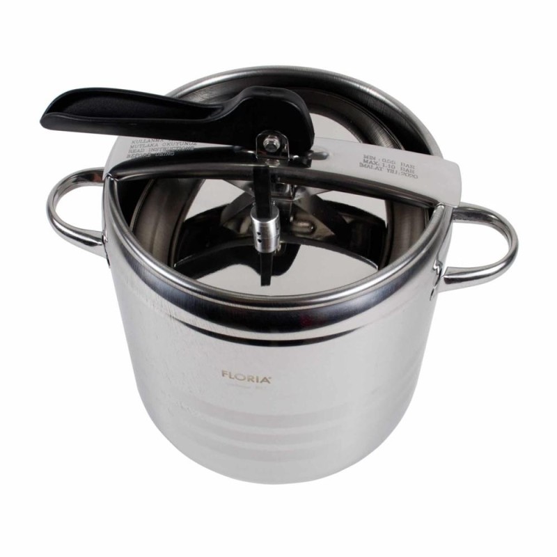 Oala Inteligenta din Inox, Sub Presiune, cu Capac, 7 l, Argintiu Oferta ...