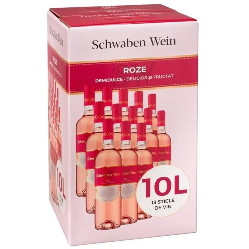 Vin Schwaben Wein Cramele Recas, Rose Demidulce Bag-in-Box, Punga 10 l ...