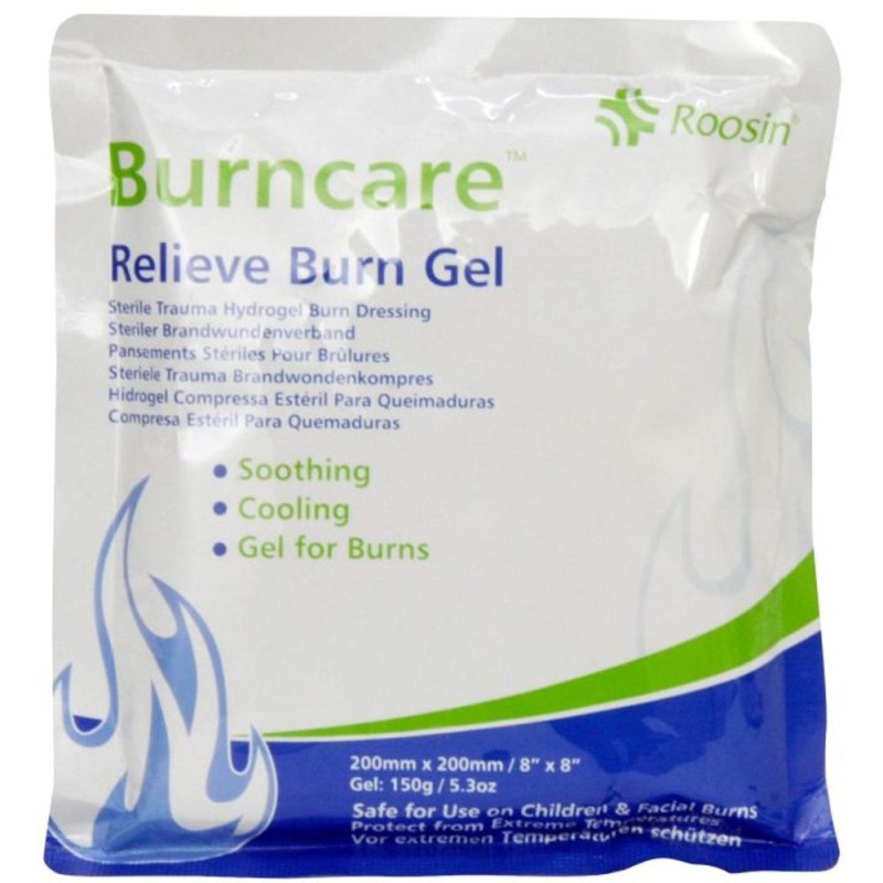 Compresa Sterila cu Gel Calmant pentru Arsuri, 20 cm x 20 cm, 150 g ...