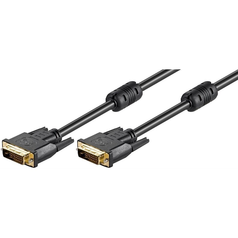 Cablu DVI-D 24+1p Tata - DVI-D 24+1p Tata, 3m, Goobay Oferta Pret ...
