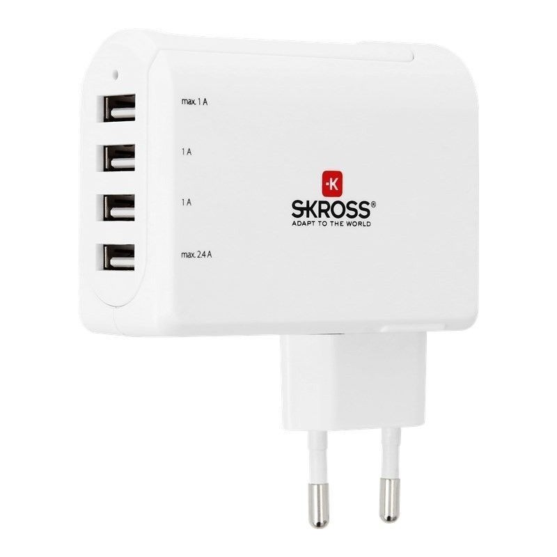 Stecher Skross 2.800101, EU cu 4 porturi USB Oferta Pret - Trada.ro
