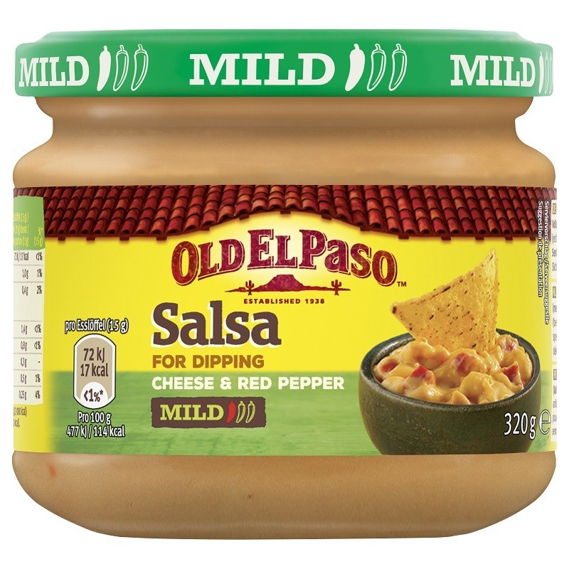 Sos Dip Salsa cu Branza si Ardei Rosu, Old El Paso 320 g Oferta Pret ...