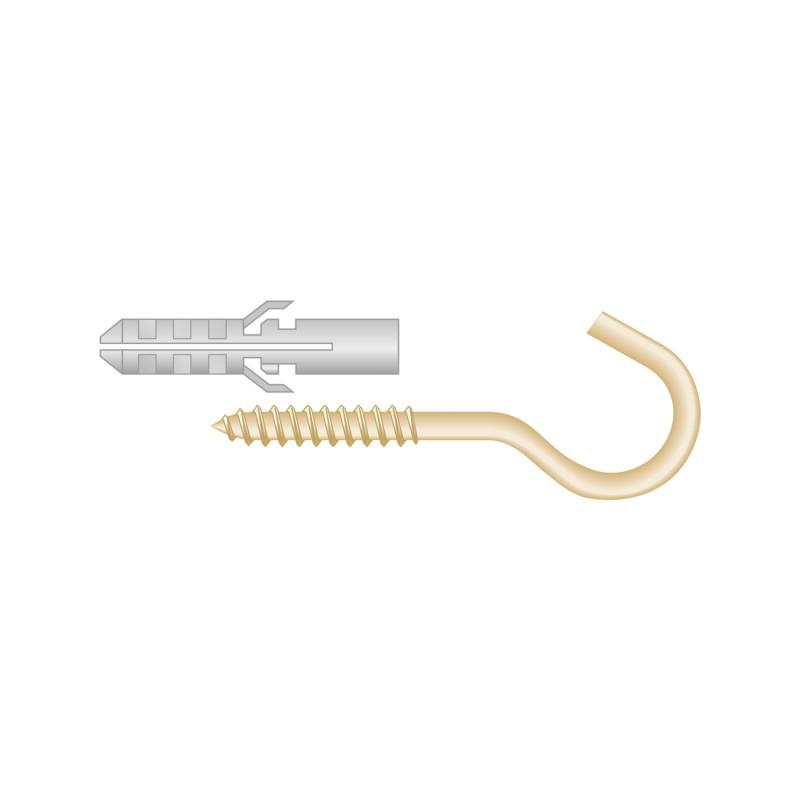 Set de Fixare “carlig”, Diblu Standard + Holzsurub “carlig Oferta Pret ...