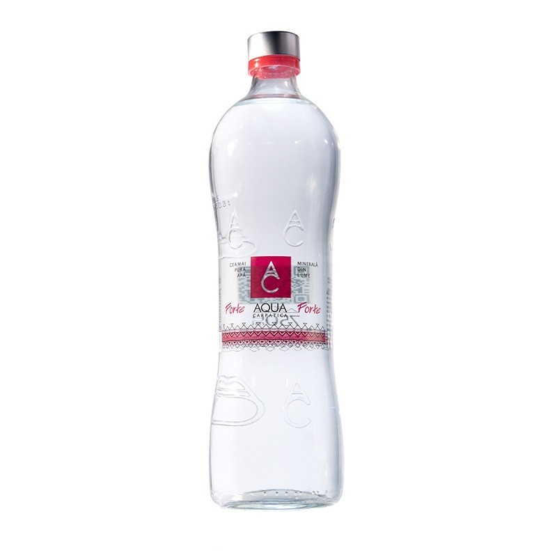 Apa Minerala Naturala Carbogazoasa, Aqua Carpatica, Forte, 0.75 l ...