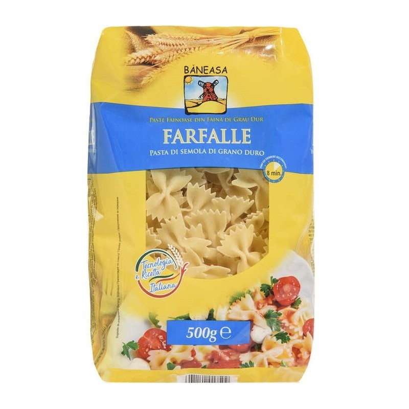 Paste Baneasa Farfalle Grau Dur 500 g Oferta Pret - Trada.ro