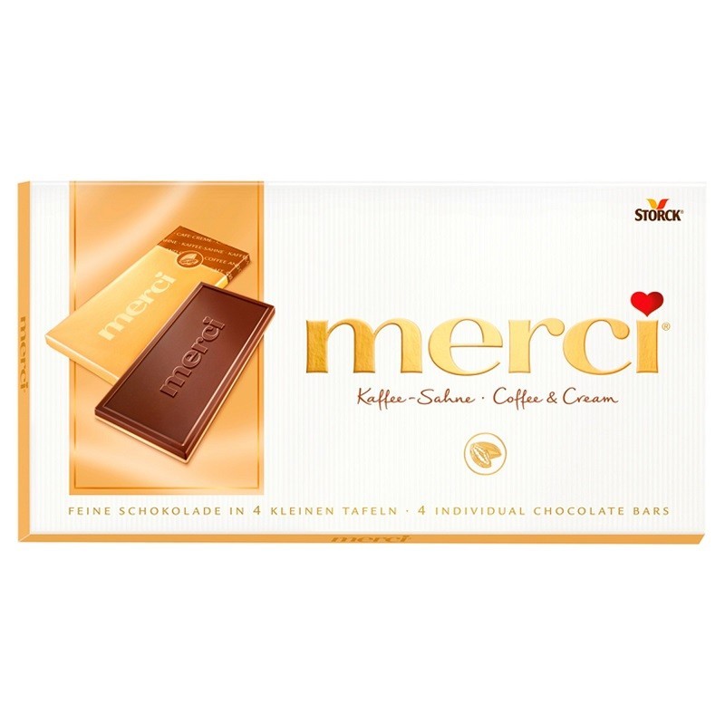 Ciocolata Merci Tableta Cafea si Frisca 100 g Oferta Pret - Trada.ro