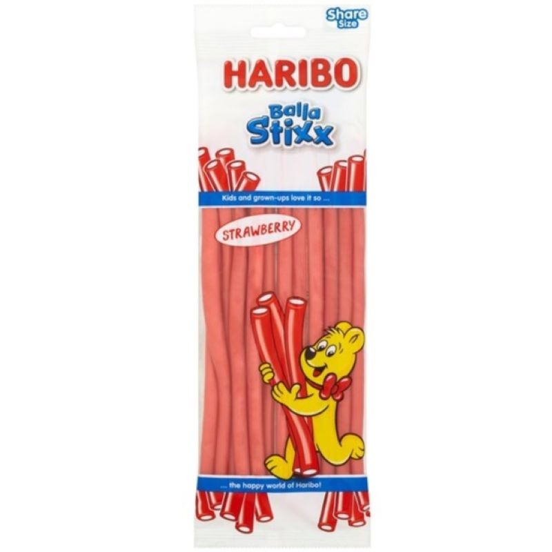 Jeleuri Haribo Aroma Capsuni Balla Stix Strawberry 80 g Oferta Pret ...