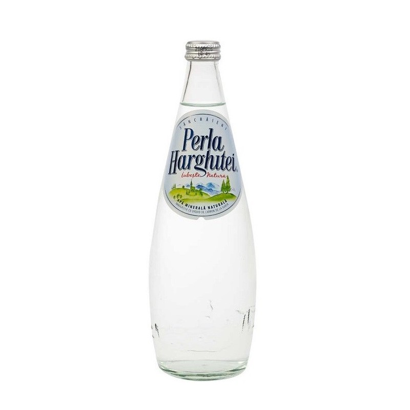 Apa Minerala Natural Carbogazoasa, Perla Harghitei, Sticla, 750 ml ...