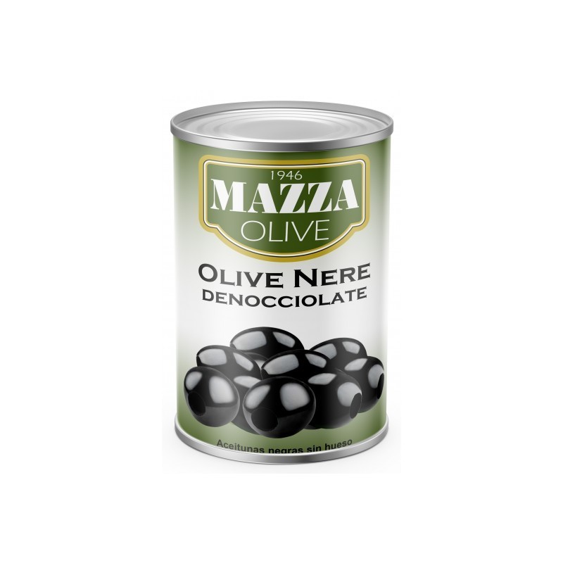 Masline Negre fara Samburi, Mazza, 4000 g Oferta Pret - Trada.ro