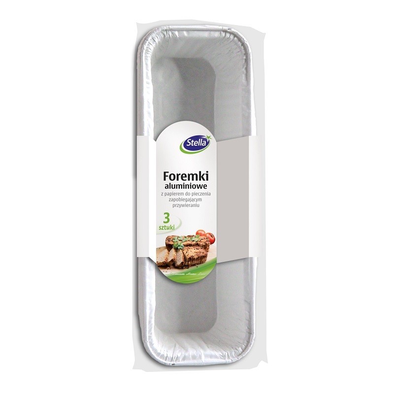 Tavite din Aluminiu cu Hartie de Copt pentru Cozonac Stella 3 Bucati ...