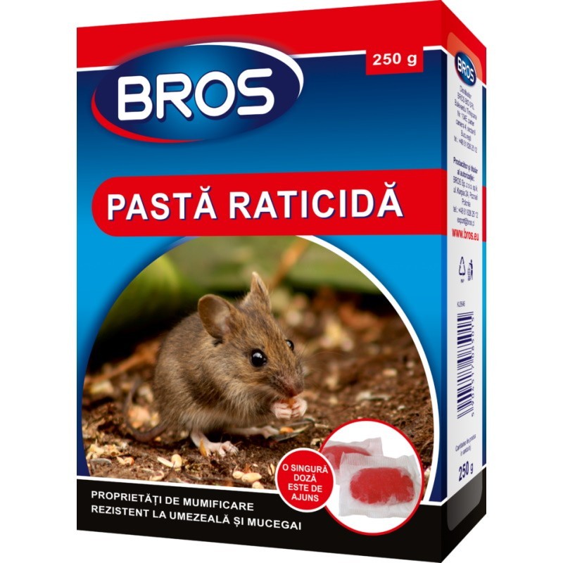 Momeala Proaspata Impotriva Soarecilor si Sobolanilor Bros, 250 g ...