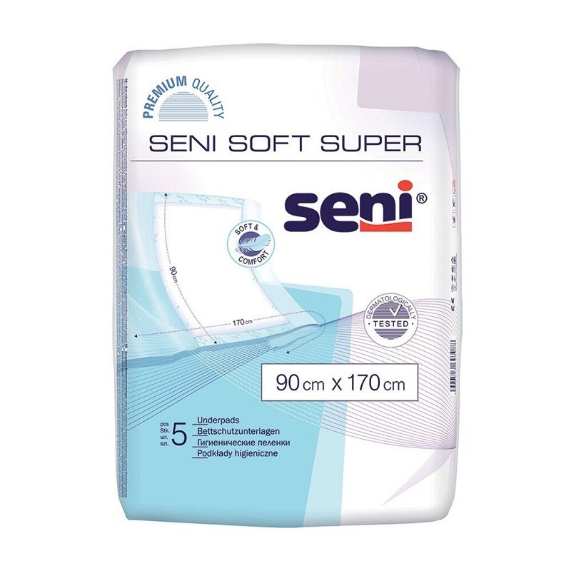 Aleze / Protectii pentru Pat Seni Soft Super, 90 x 170 cm, 5 Bucati ...