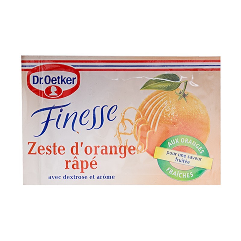 Coaja Rasa de Portocala, Dr.Oetker Finesse 6 g x 3 Bucati Oferta Pret ...