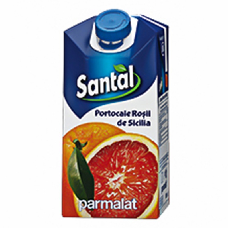 Suc de Portocale Rosii 25%, Santal, 0.5 l Oferta Pret - Trada.ro