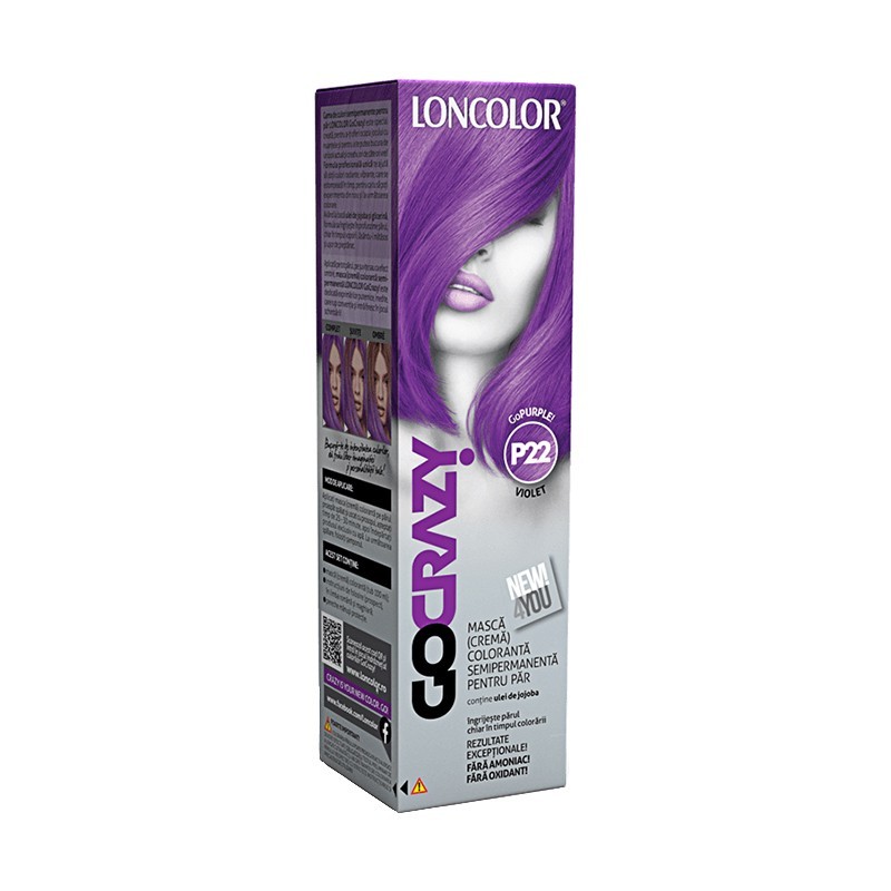 Crema de Par Coloranta Semi-Permanenta fara Amoniac Loncolor GoCrazy ...