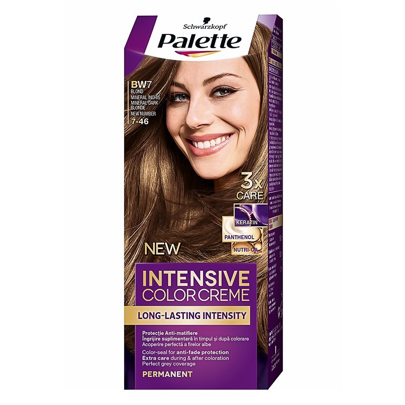 Vopsea de Par Permanenta Palette Intensive Color Creme BW7 Blond ...