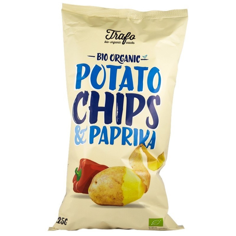 Chipsuri Bio cu Paprika, 125 g, Trafo Oferta Pret - Trada.ro