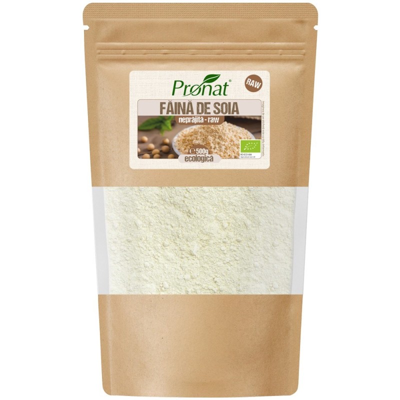 Faina Bio de Soia Neprajita, Pronat, 500 g Oferta Pret - Trada.ro