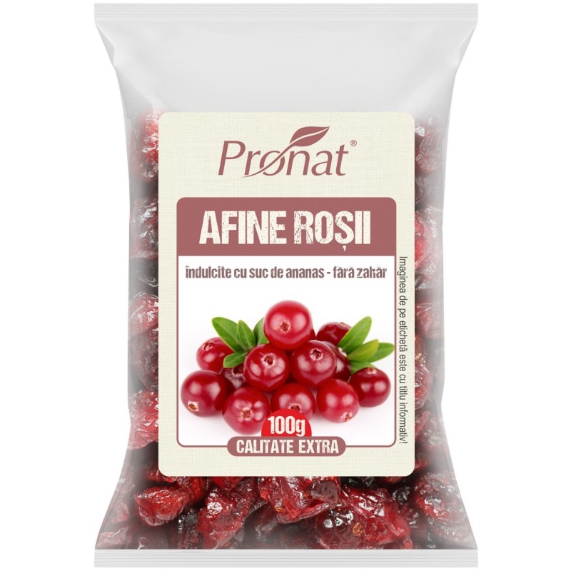 Afine Rosii Uscate, 100 g Oferta Pret - Trada.ro