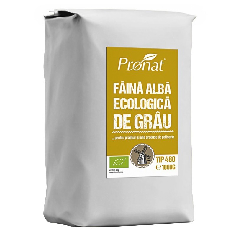 Faina Alba Bio de Grau Tip 480, Pronat, 1 kg Oferta Pret - Trada.ro