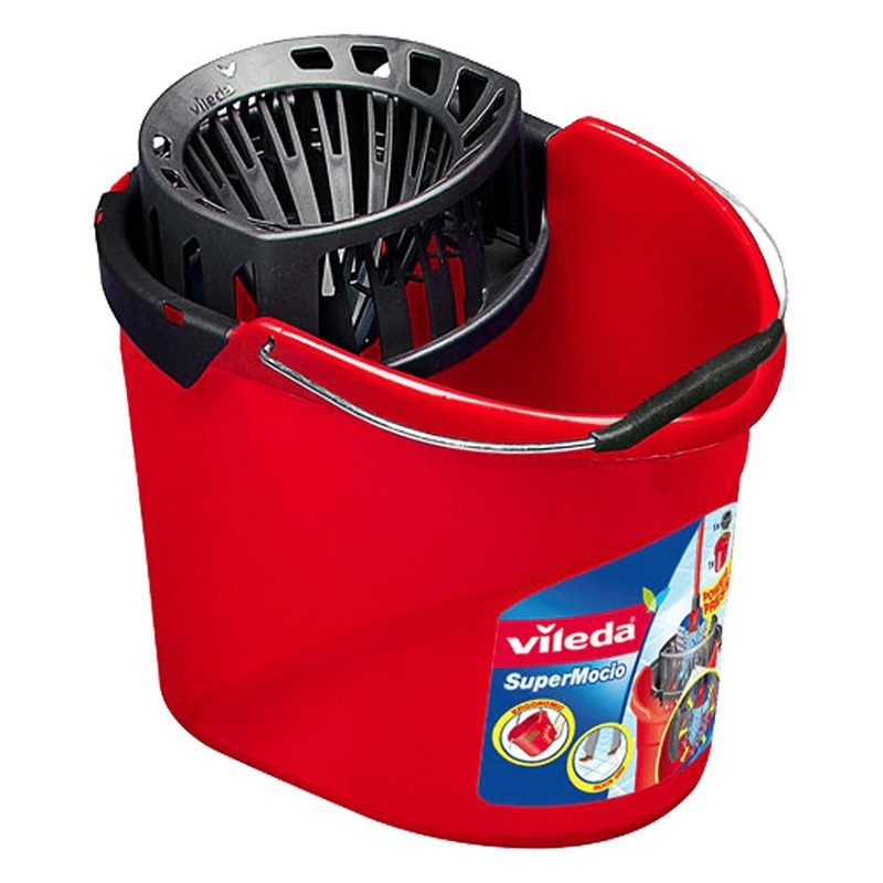 Galeata cu Storcator Vileda Power Press, Rosu, 10 l Oferta Pret - Trada.ro