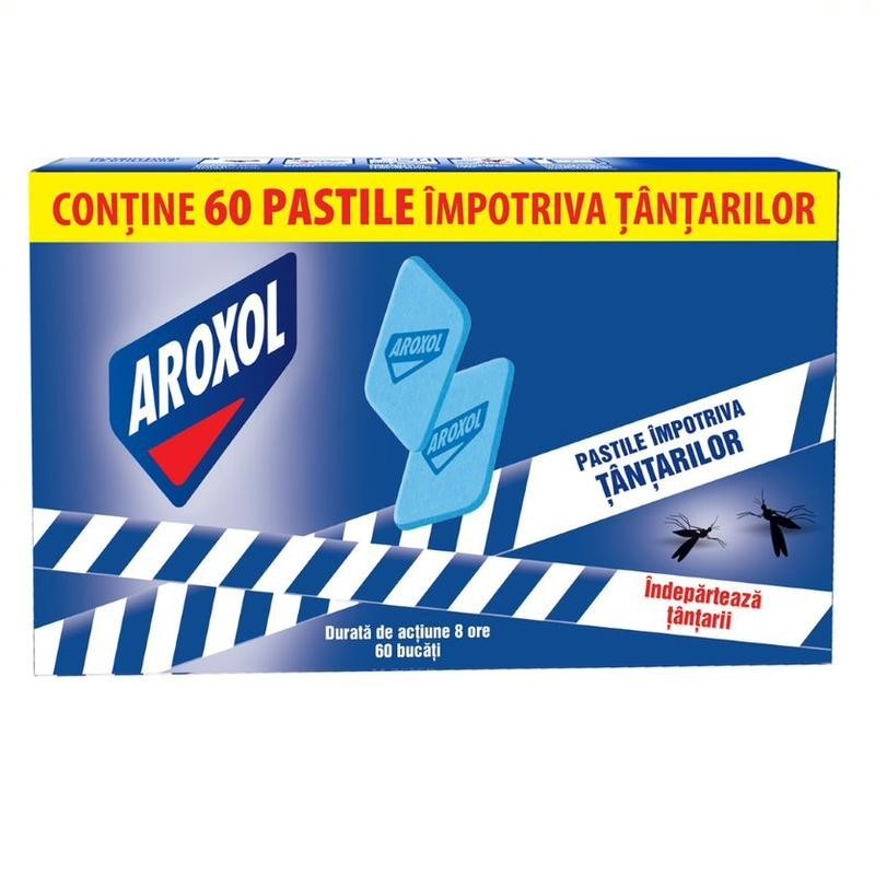 Set 2 x 60 Pastile Impotriva Tantarilor Aroxol Oferta Pret - Trada.ro