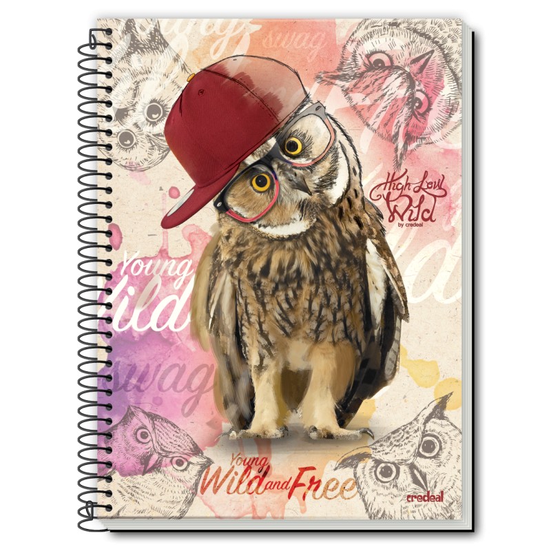 Caiet Dictando, Spira Metal, 200 File, Coperta High Low Wild, Varianta ...