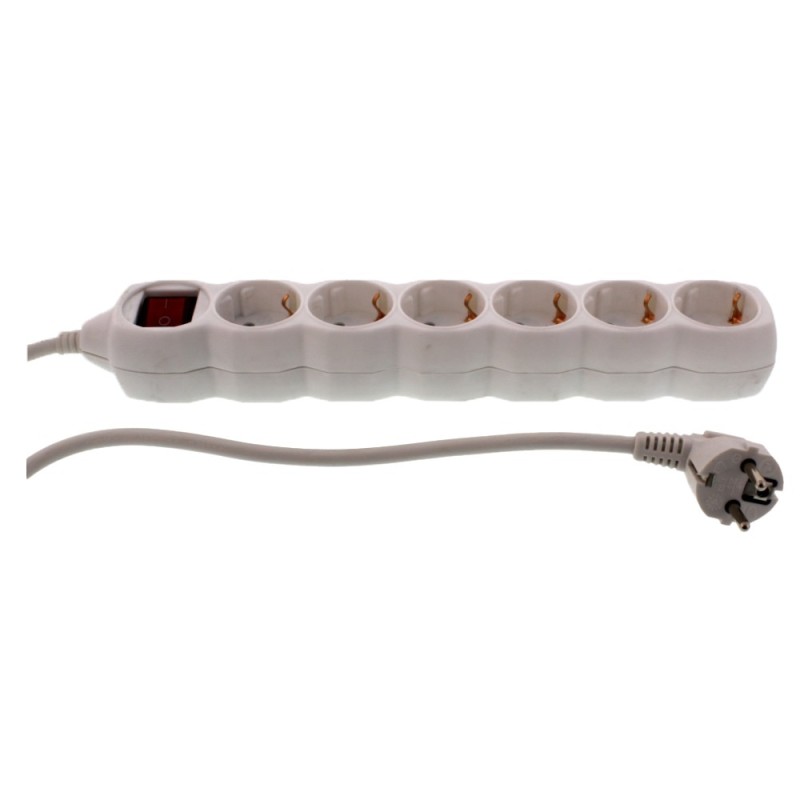 Prelungitor Electric cu Intrerupator, 6 Prize, Sectiune Cablu 3 x 1 ...