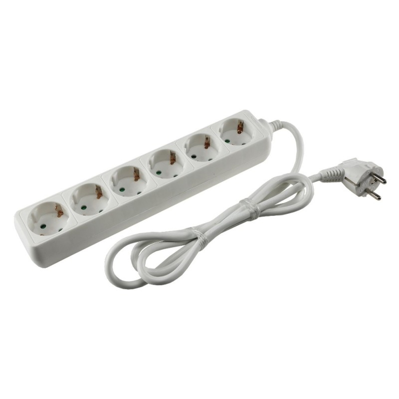 Prelungitor Electric 6 Prize, Sectiune Cablu 3 x 1.5mm2, Lungime 1.4 m ...