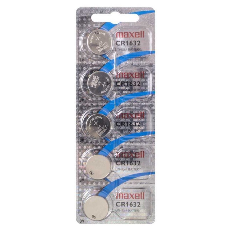 Set Baterii Tip Buton Litiu CR1632 Maxell, 3 V, 140 mAh, 5 Bucati ...