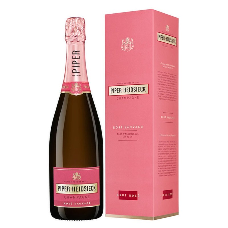 Sampanie Rose Piper Heidsieck Rose Sauvage Caviste 12% Alcool, Cutie ...
