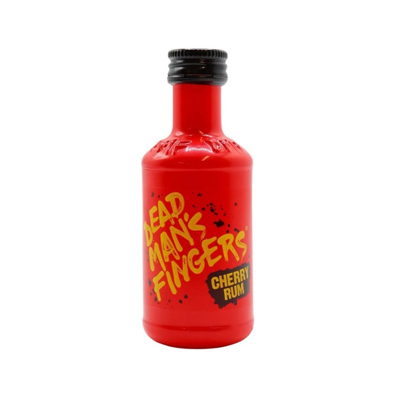 Rom Dead Man's Fingers cu Cirese, Cherry Rum 37.5% Alcool, Miniatura, 0 ...