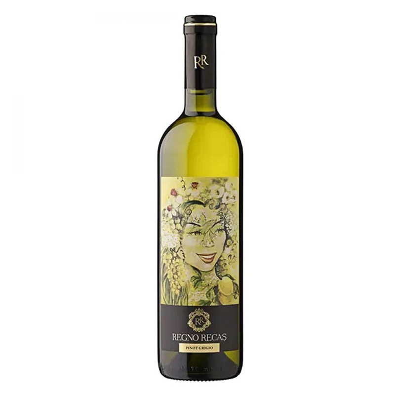Set 6 x Vin Regno Recas Pinot Grigio, Alb Sec, 0.75 l Oferta Pret ...