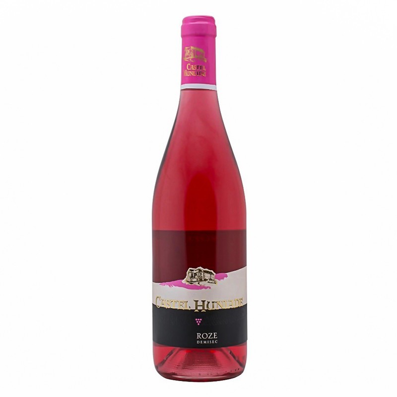 Set Vin Castel Huniade Cramele Recas, Rose Demisec 6 Sticle x 0.75 l ...