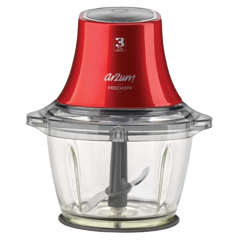 Tocator Fructe si Legume, 600 W, 1000 ml, Rosu, Arzum Prochopp Oferta ...