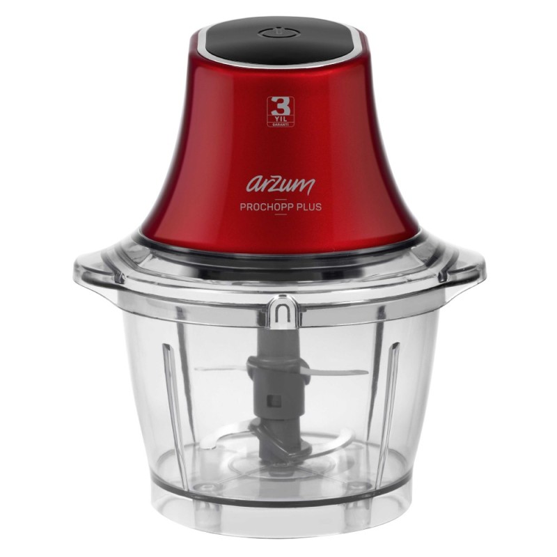 Tocator Fructe si Legume, 600 W, 1000 ml, Rosu, Arzum Prochopp Plus ...